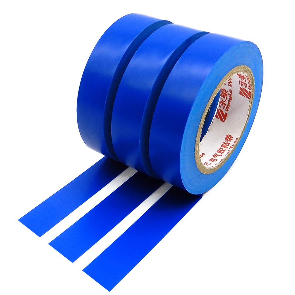 10 Pack Insulation Tape Blue 15mm x 15m Electrical Tape PVC Tape ...