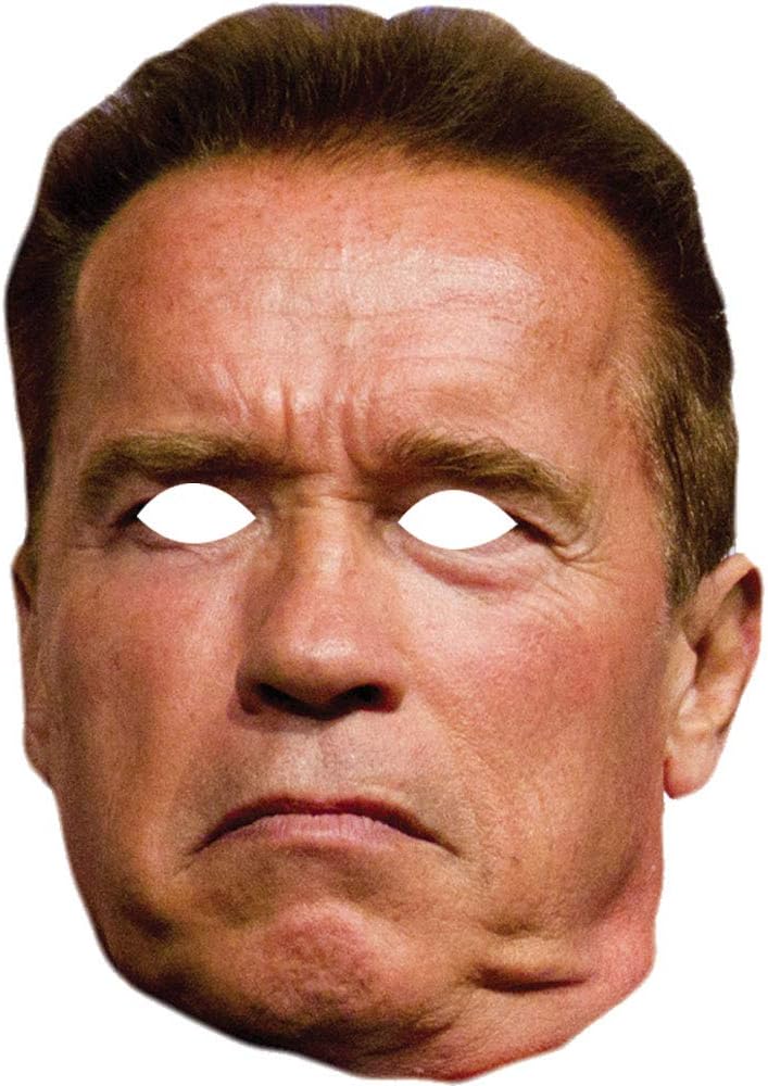 Arnold Schwarzenegger Celebrity Card Face Mask Fancy Dress Party 10 ...