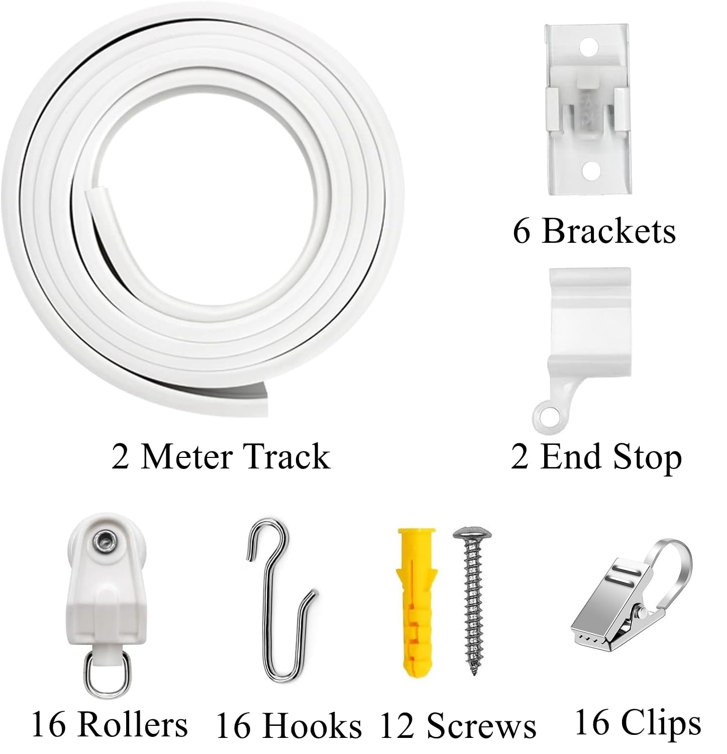 Mua VRSS Flexible Bendable Curved Ceiling Curtain Track With Stainless ...