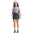 Amazon.com: Barbie 12-in Blonde Curvy Park Ranger Doll with Ranger ...