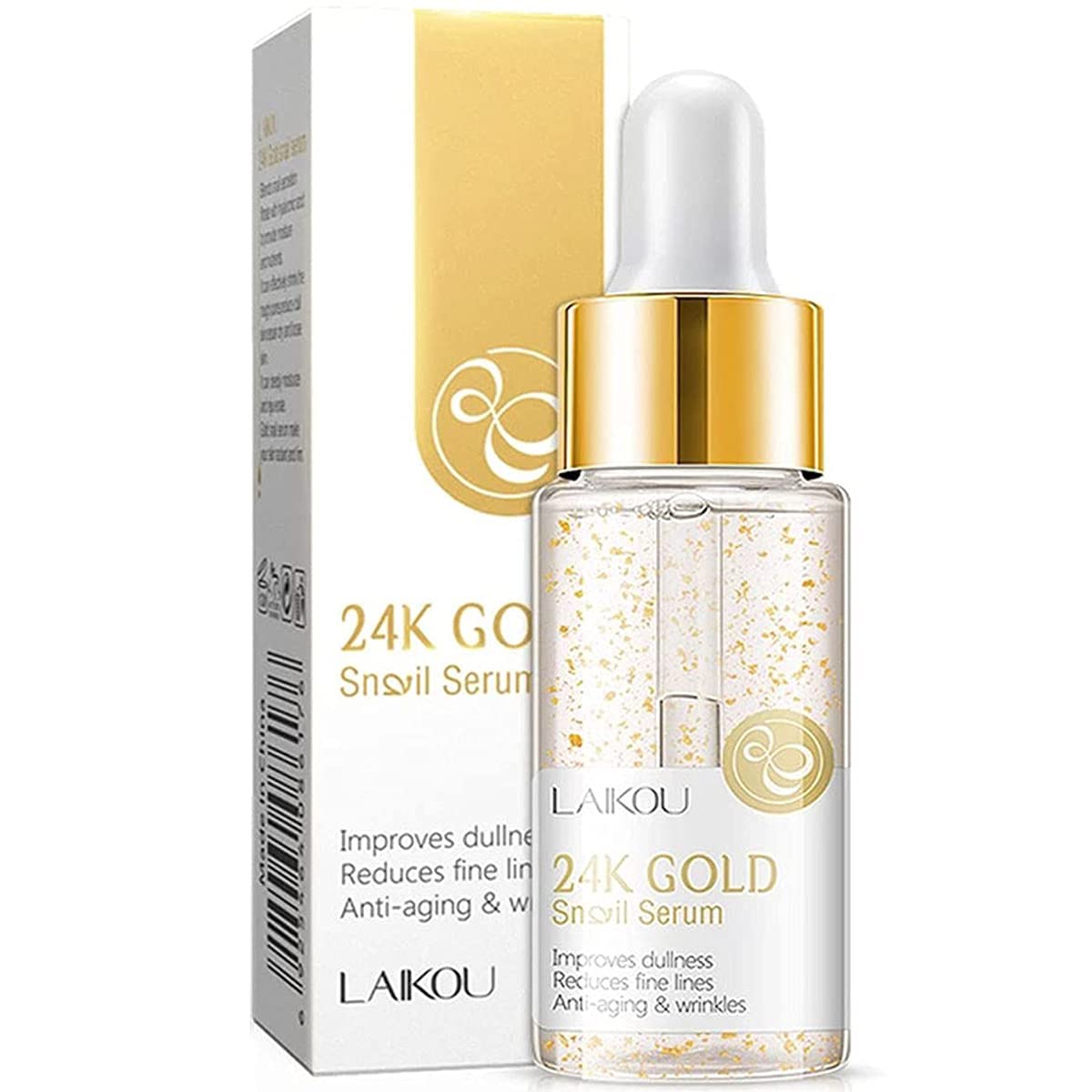 Mua 24k Gold Snail Facial Serums for Women, Snail Secretion Filtrate, Face Hyaluronic Acid Serum ...