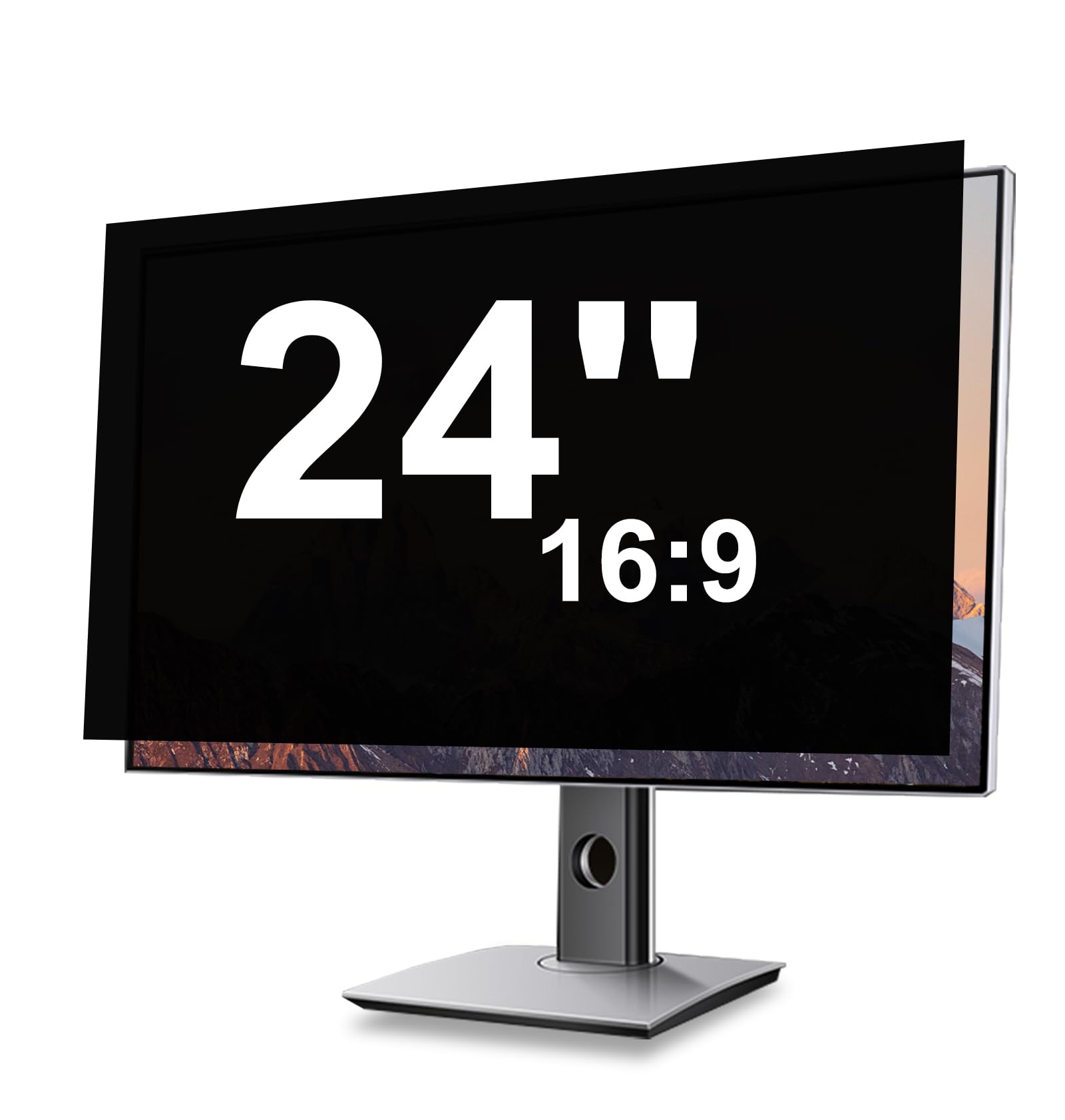 J J-Dream 24 Inch Privacy Screen for Computer Monitor Blue Light Screen ...