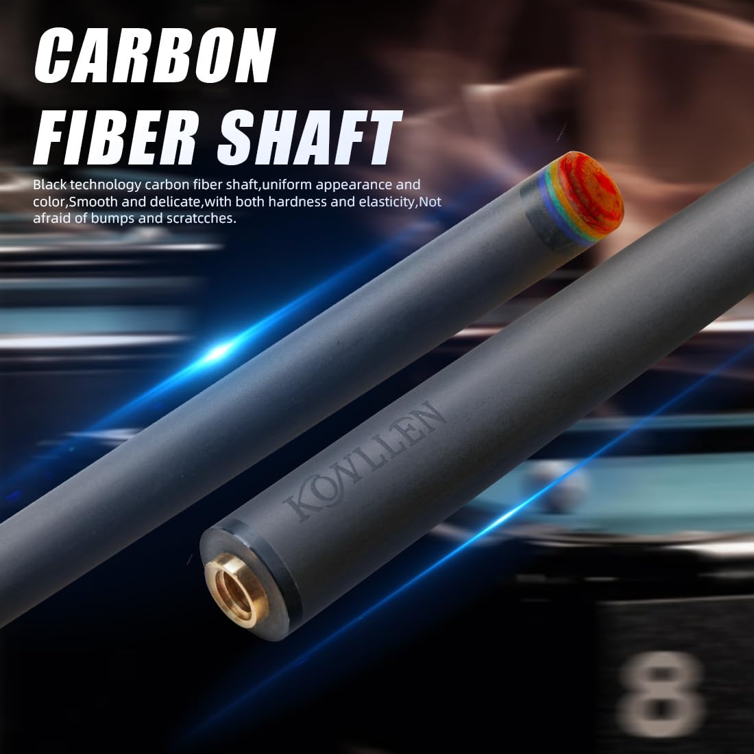 Mua KONLLEN Laser Series Carbon Fiber Pool Cue Stick Wrapless ...