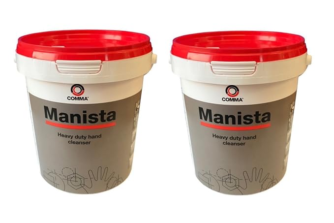 (2 TUBS) 700ml Handy Tub Comma Manista Heavy Duty Hand Cleaner with ...