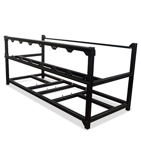 Mua Kingwin 8 GPU Miner Rig Case Frame – Premium Stackable Aluminum ...