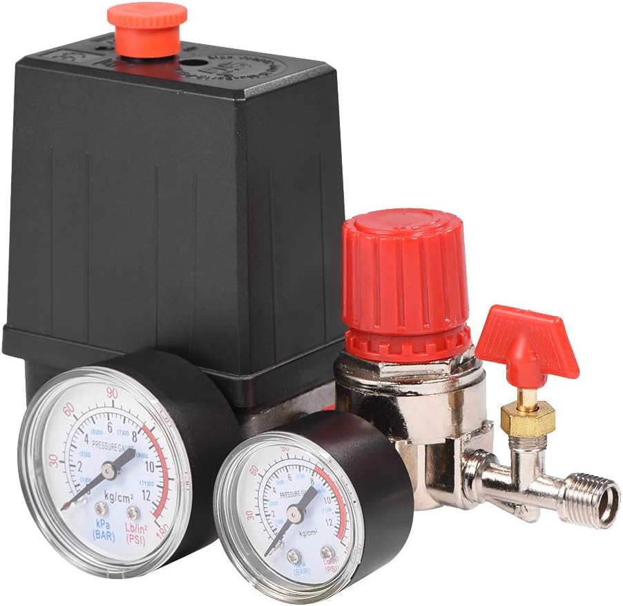 Small Plastic Air Compressor Pressure Switch Control Lightweight Valve ...