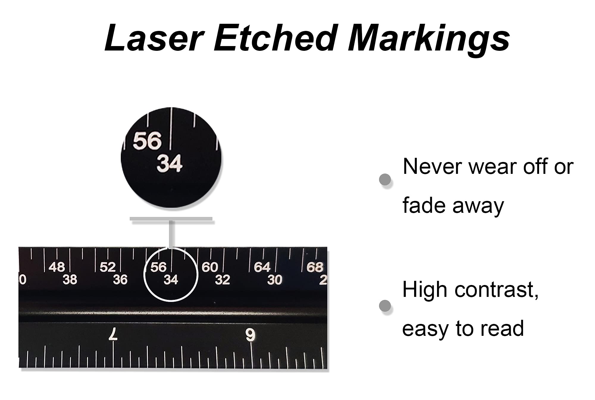 Mua 12 Inch Architectural Scale Ruler with Laser-Etched Imperial ...