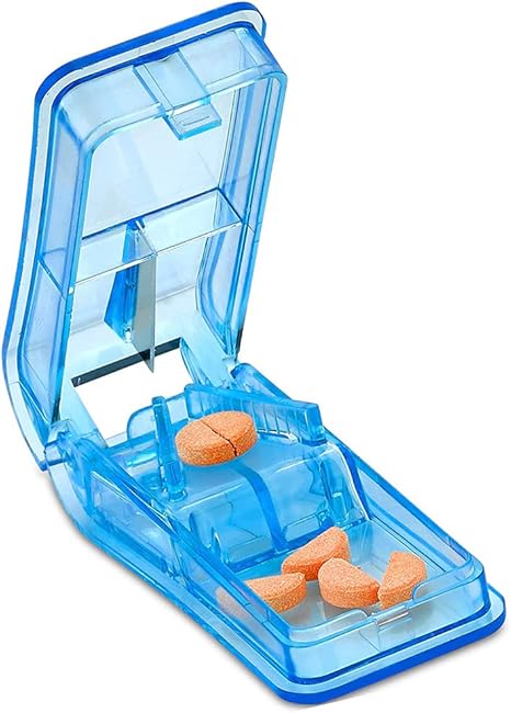 Pill Cutter, Portable Tablet Cutter with Blade for Small Pills Large ...