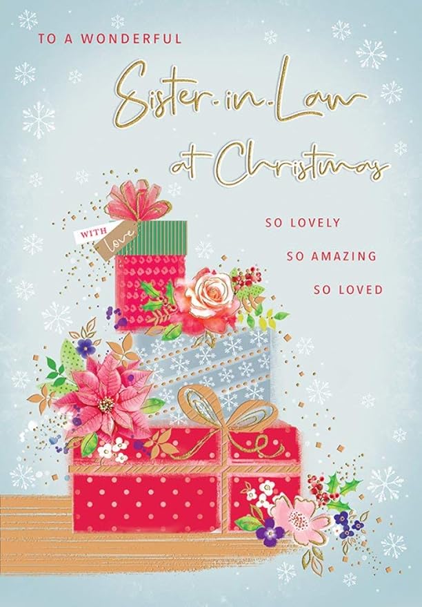 Traditional Christmas Card Sister In Law 9 X 6 Inches Piccadilly traditional-christmas-card-sister-in-law-9-x-6-inches-piccadilly