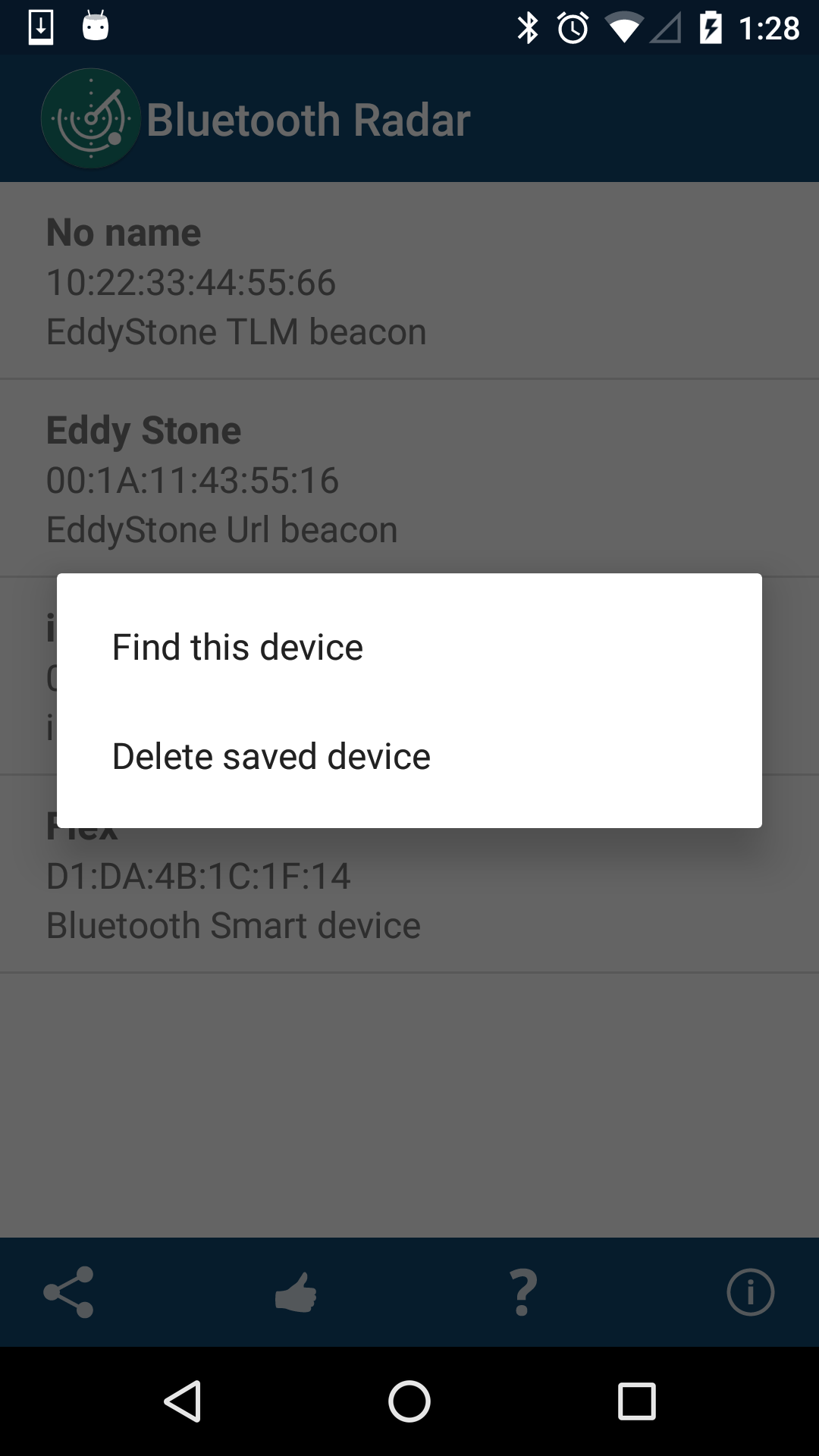 Bluetooth LE Smart Radar:Amazon.fr:Appstore for Android