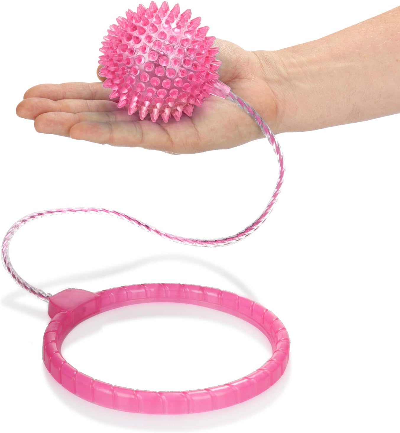 com-four® foot gyro with light – Jumping Ball for children – Colorful ...