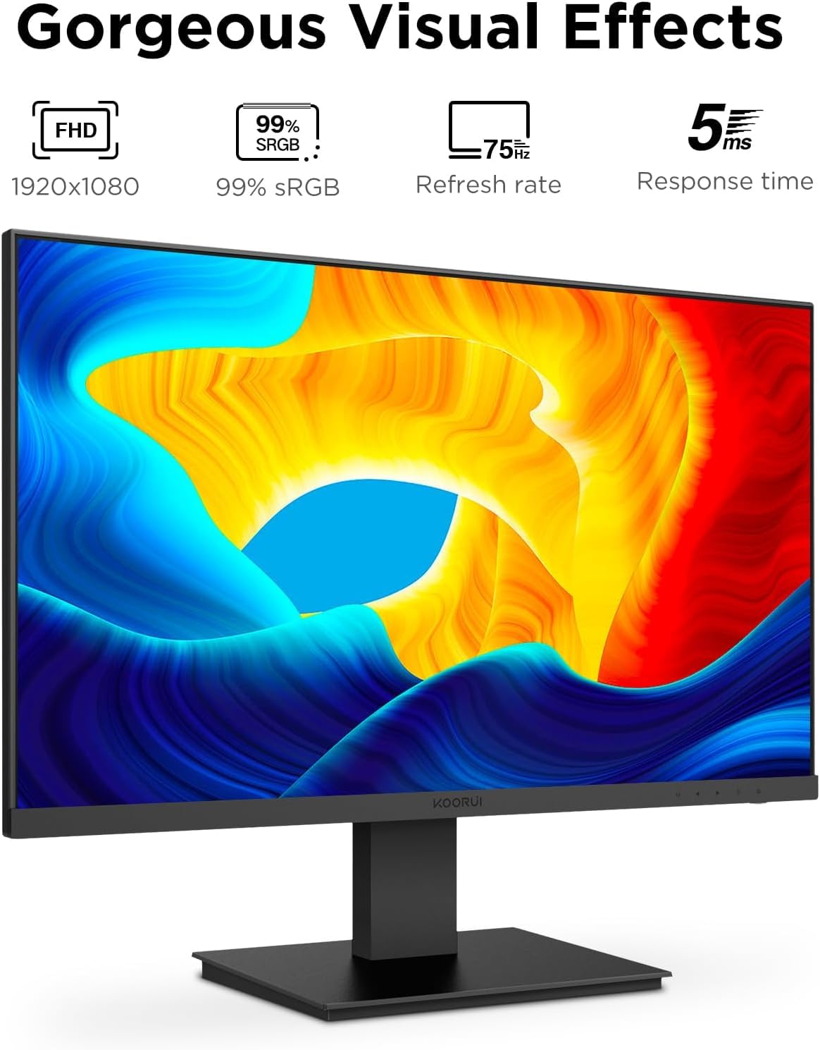Mua 24-inch Monitor, IPS Display FHD 1920 x 1080p Office PC Monitor ...