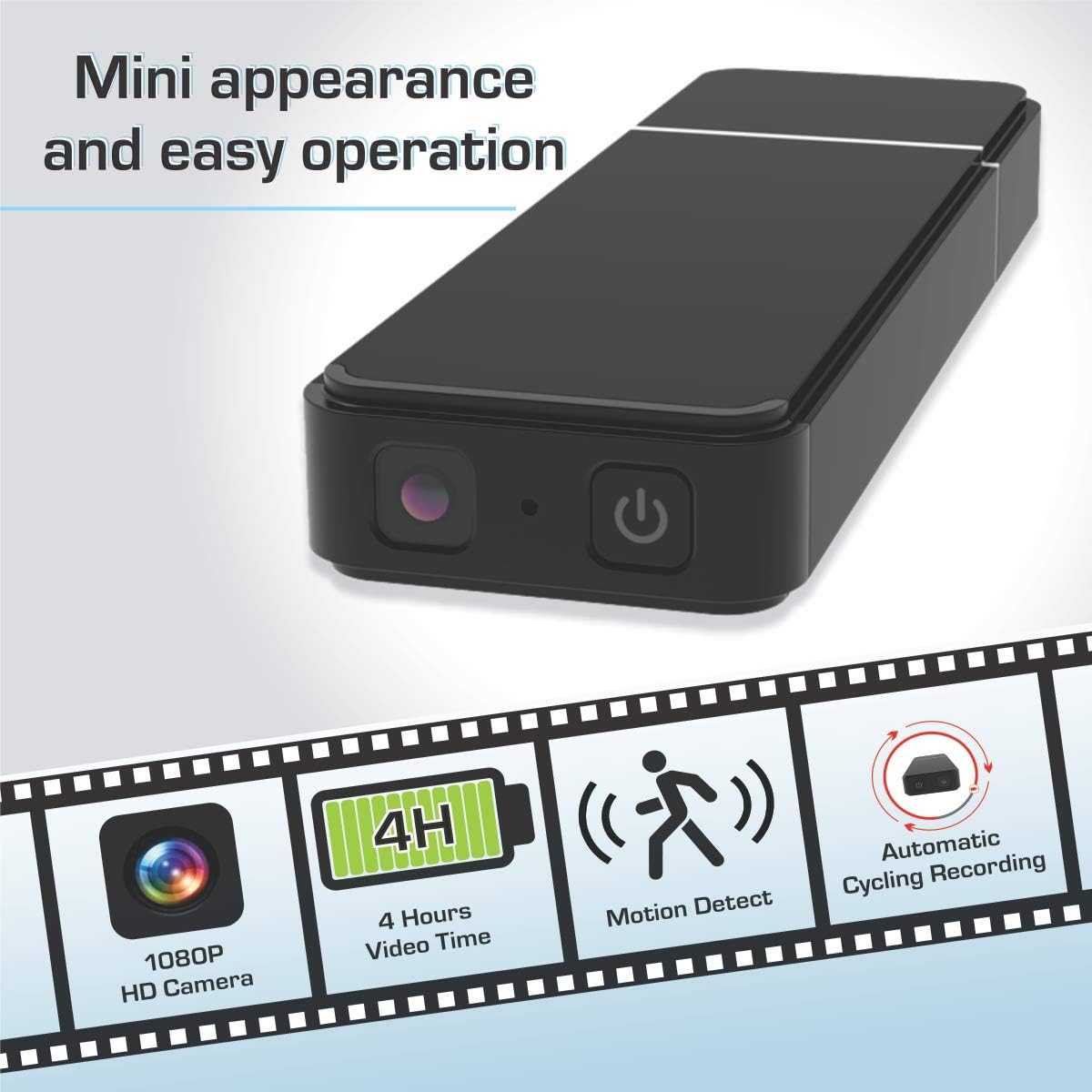 16GB USB Mini Voice Recorder and Video Camera with Motion Detection ...