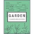 Garden Planner and Log Book: Monthly Gardening Organizer Notebook for ...