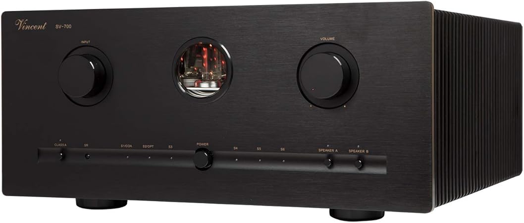 Amazon.com: Vincent Audio SV 700 Hybrid Integrated Amplifier - Black ...