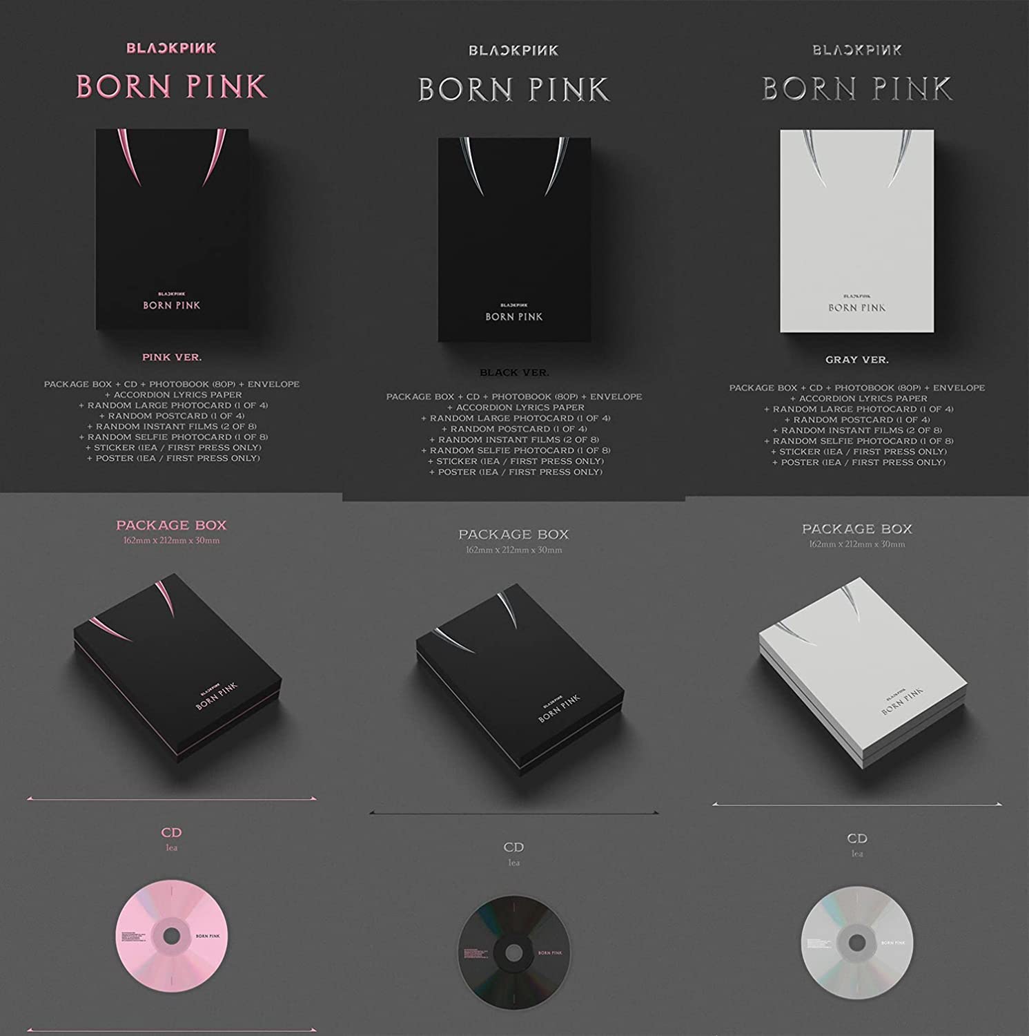 Mua Black Pink BLACKPINK - BORN PINK [Box Set Ver.] 2nd Album + Folded ...