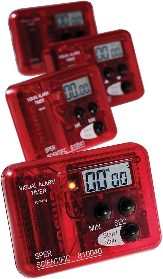 Amazon.com: Timer: 99 Minute with Flashing Light/Alarm - Sper ...