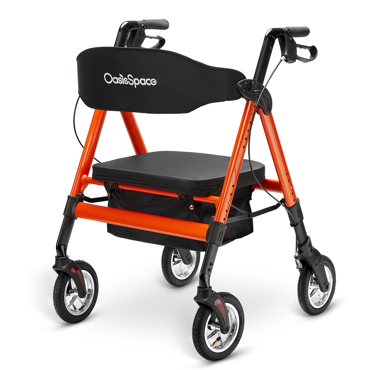 Mua Pneumatic Tires Rollator Walker for Seniors - Heavy Duty Rollator ...