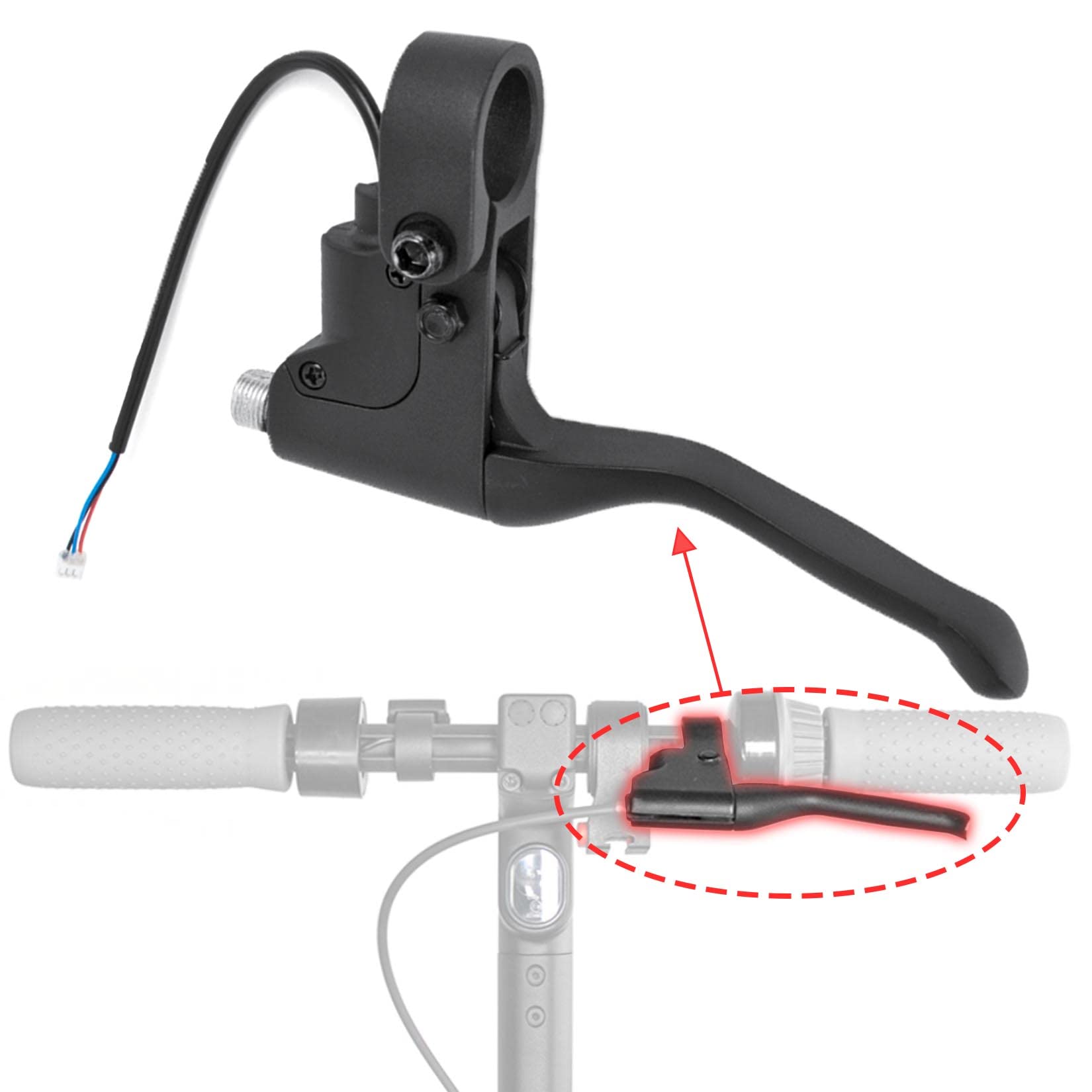 Mua Felixstory Scooter Brake Handle Brake Lever Spare Parts Compatible for Ninebot Max G30P ...