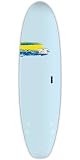 Amazon.com : BIC Sport ACS Natural Surfboard (White/Red, 7-Feet X 9 ...