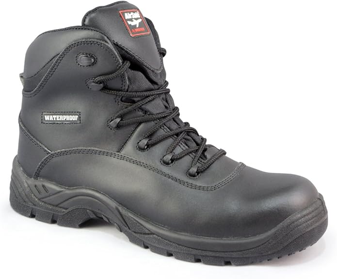 WORKFORCE AIRSAFE AS-C4 WATERPROOF COMPOSITE TOE SAFETY WORK BOOTS (UK ...