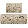 Amazon.com: ARKENY Flowers Wildflower Spring Kitchen Mats Set of 2 ...