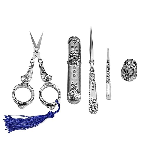 Embroidery Scissors, Complete Vintage Sewing Tools, with Sewing Needle ...