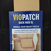 Viopatch Pain Relief Patch for Back Pain - 5 Patches (Extra Large ...