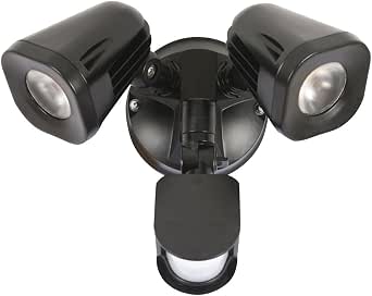 Beacon Lighting - Lucci LEDlux LEDLux Alert 2 Light Floodlight in Black ...
