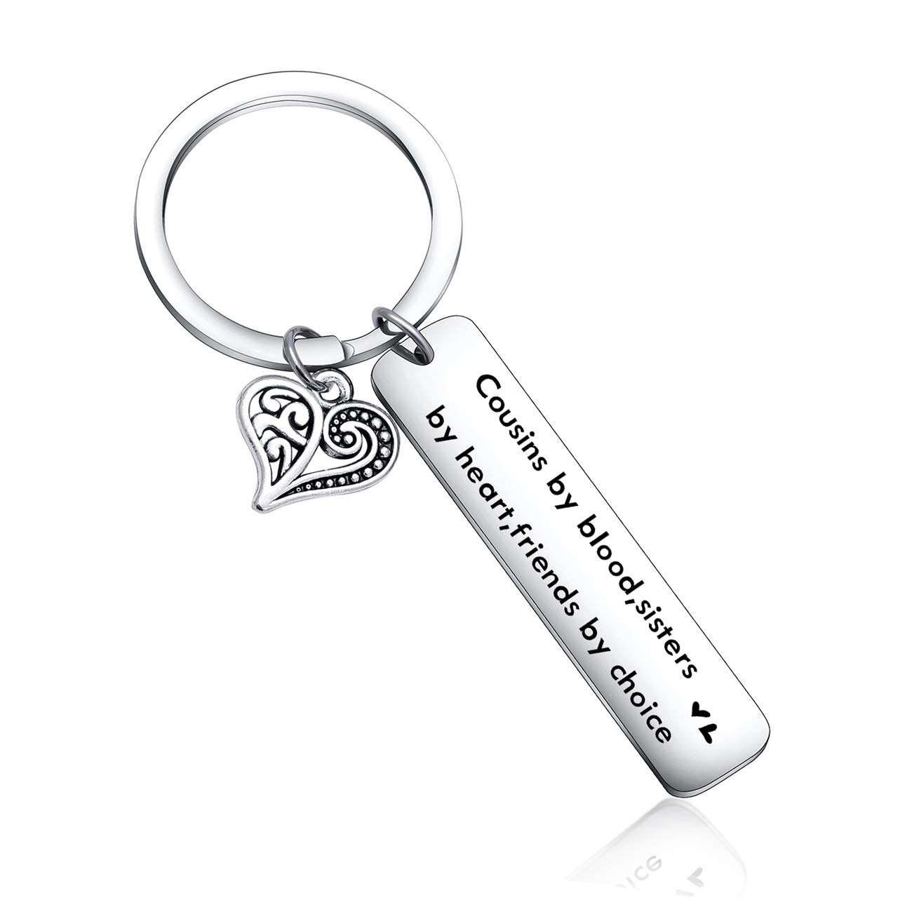 Cousin Keychain Cousin Birthday Jewelry Long Distance Friendship Gifts ...