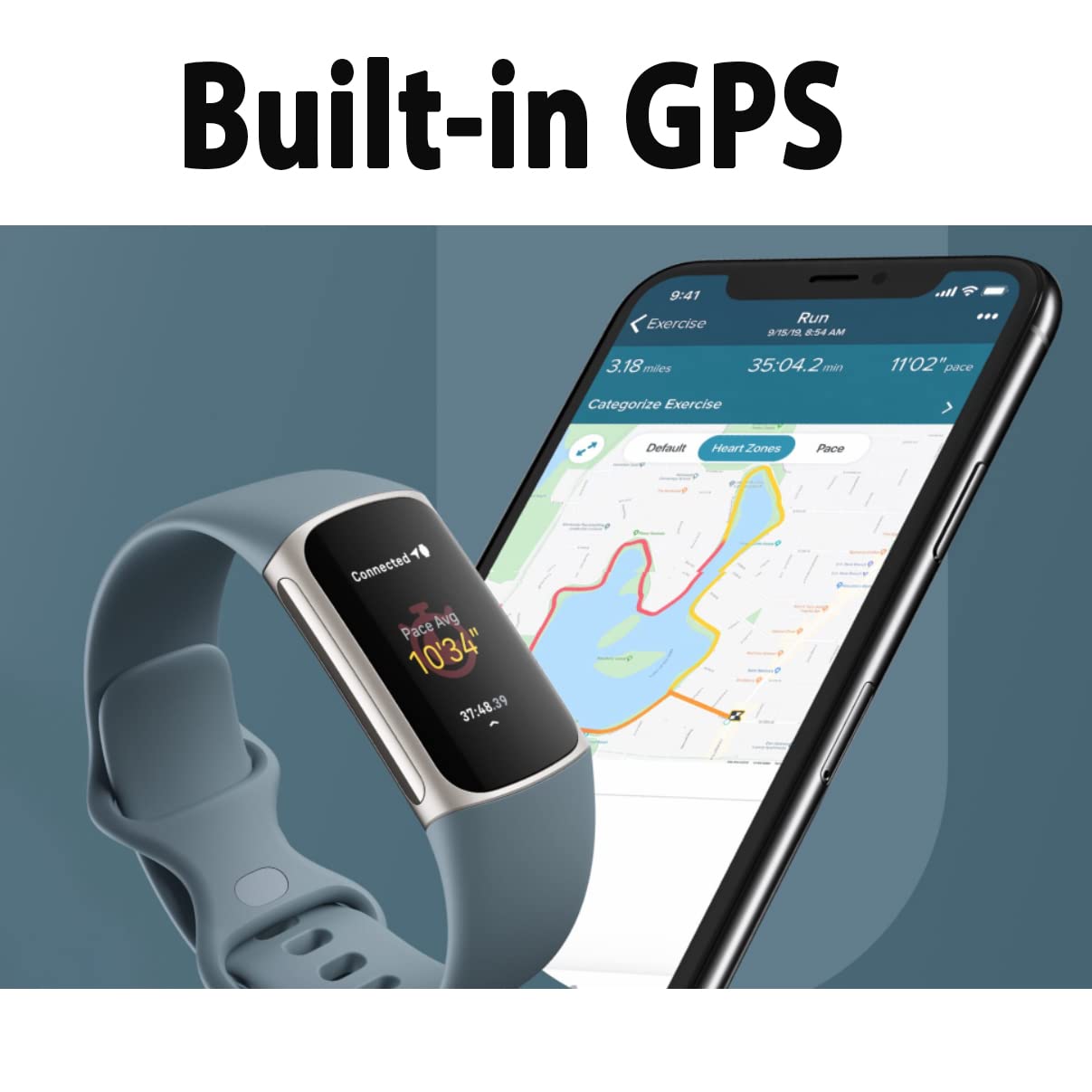 Mua Fitbit Charge 5 Advanced Fitness & Health Tracker (Black) with Built-in GPS, Stress ...