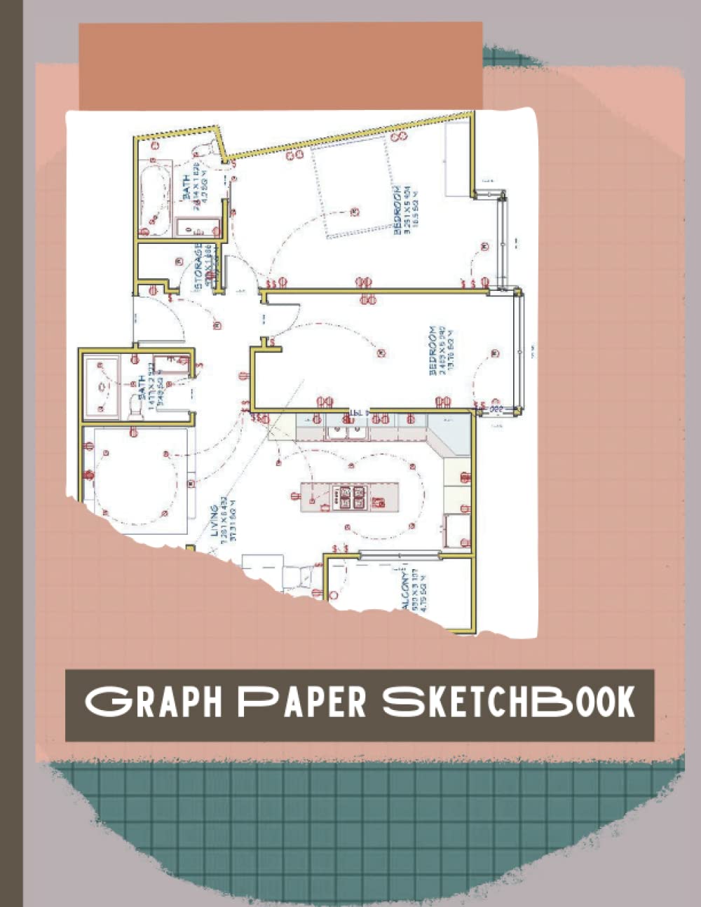 Mua Graph Paper Drafting Book: For House Plans And Interior Designs ...