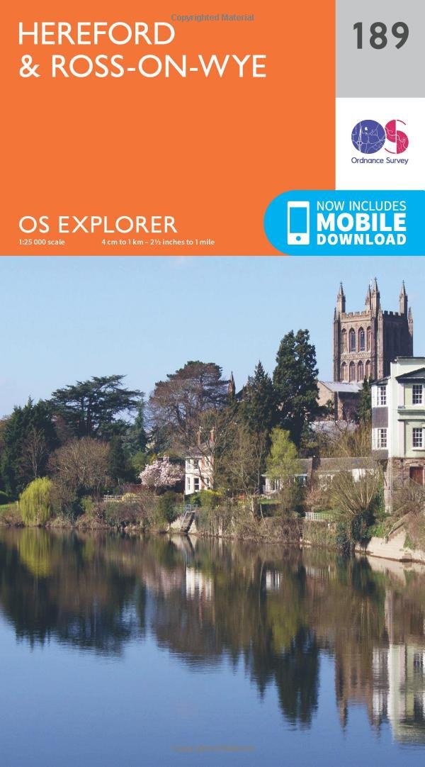 OS Explorer Map (189) Hereford and Ross-on-Wye: Amazon.co.uk: Ordnance ...