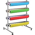 Amazon.com: Landhoow Large Paper Roll Holder Craft Butcher Paper Rack ...