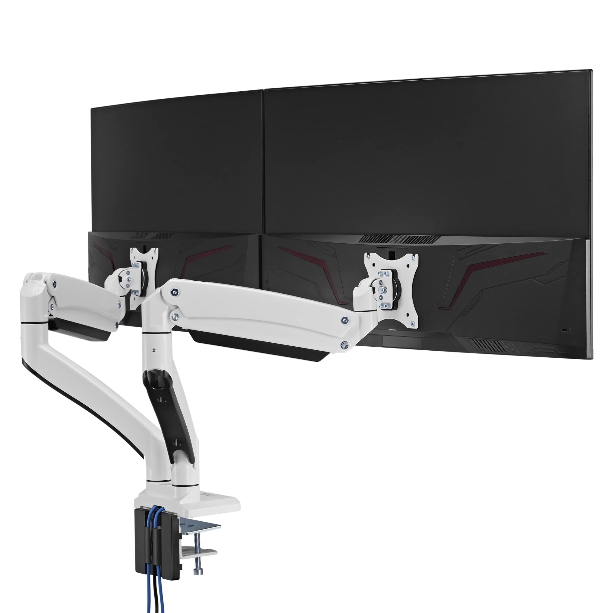 Mua AVLT Dual 13"-43" Monitor Arm Desk Mount fits Two Flat/Curved ...
