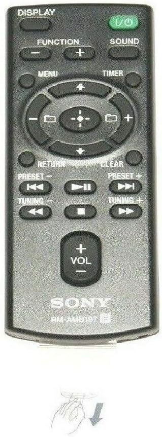 Amazon.com: Original Remote Control RM-AMU197 for Sony CMT-X5CD CMT ...