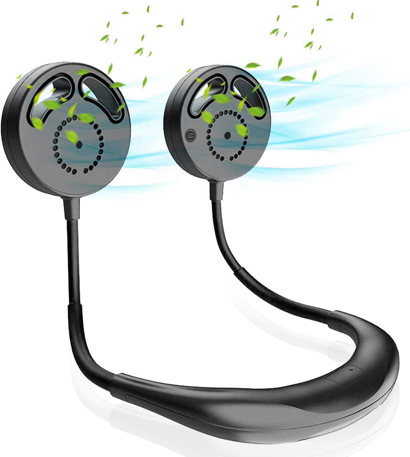 Amazon.com: Portable Hanging Neck Fans,KOFOHO Bladeless USB Battery ...