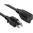 Amazon.com: CableLeader 2ft Extension Power Cord NEMA 5-15P to NEMA 5 ...