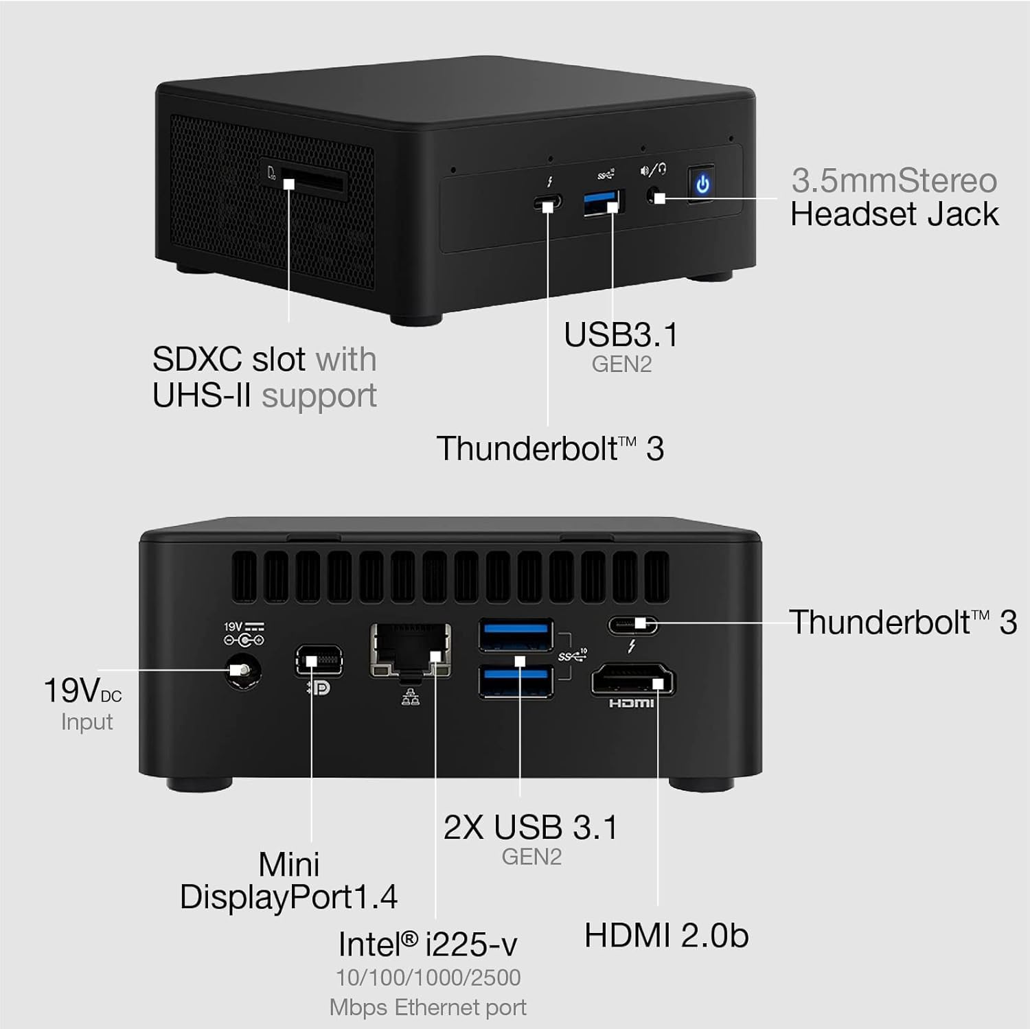Mua Intel NUC11PAHi5 Mini PC, Mini Computer, Four-Core i5 1135G7 - Up ...