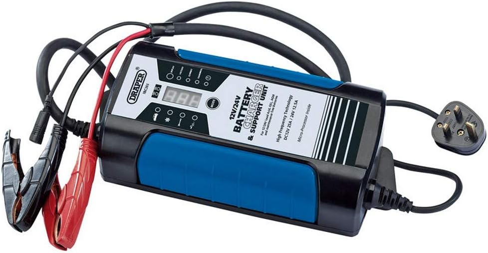 Draper 53951 12/24V 25A Battery Charger: Amazon.co.uk: DIY & Tools
