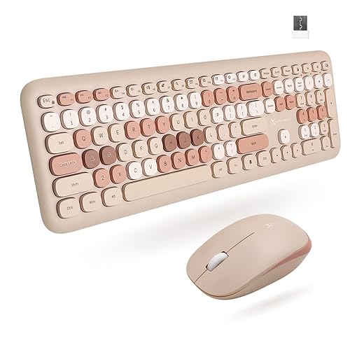X9 Colorful Keyboard and Mouse Wireless - 2.4G Aesthetic Wireless ...