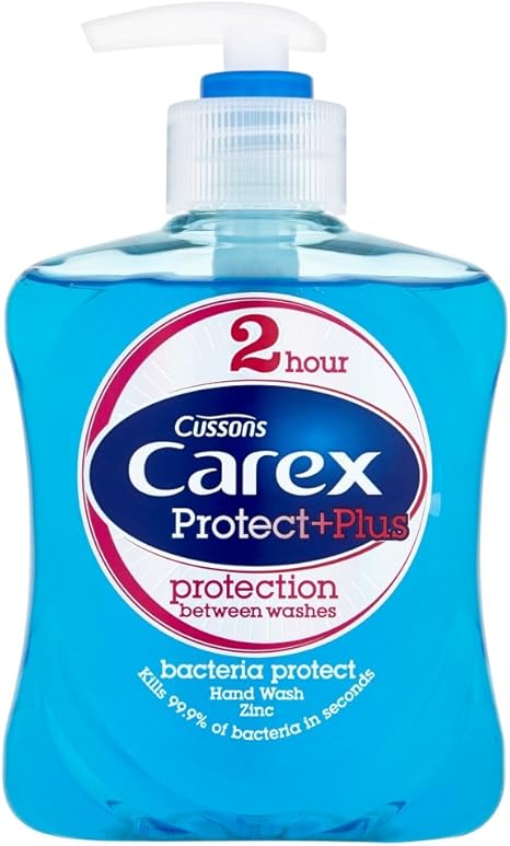 Carex Cussons Protect and Plus Bacteria with Zinc Hand Wash, 250 ml ...