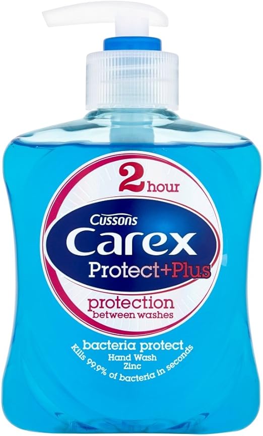 Carex Cussons Protect and Plus Bacteria with Zinc Hand Wash, 250 ml ...