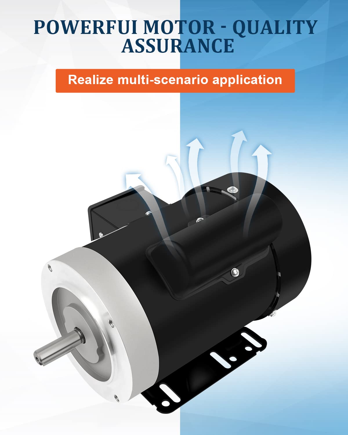 Mua 1/2HP Electric Motor Single Phase,1750RPM, 5/8"Shaft Diameter CW ...