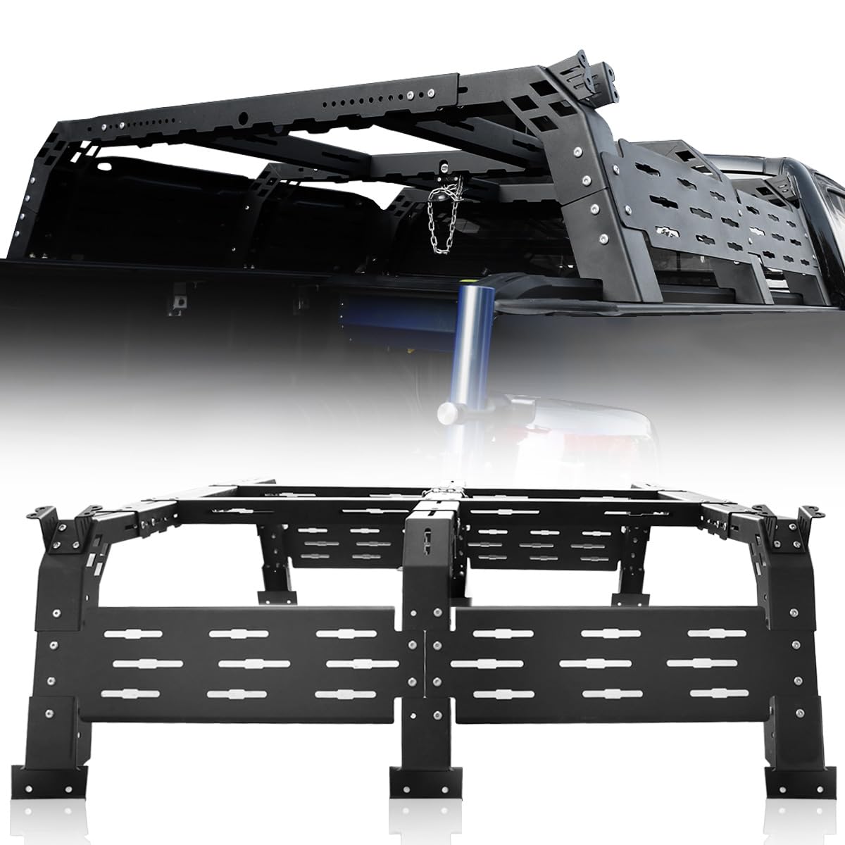 Overland Bed Rack Fit for F150 Trucks Without Bed Rails (W/O Bed Rails ...