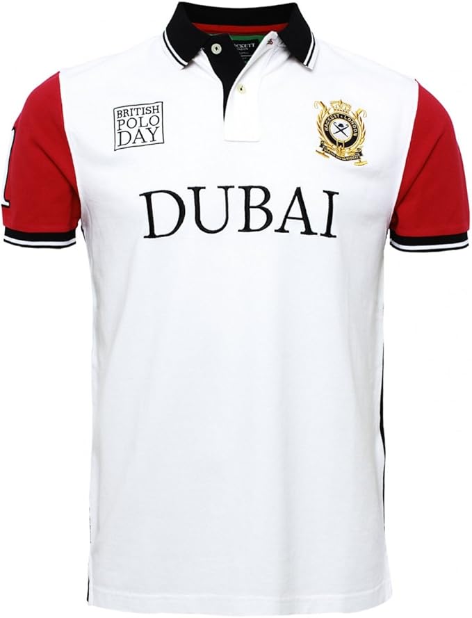 Hackett Dubai-Polo-Shirt Weiß: Amazon.de: Bekleidung