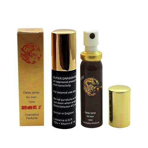 Super Dragon 6000 Delay Spray for Men with Extra Vitamin E,Premature ...