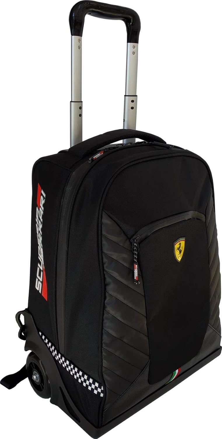Ferrari Zaino Organizzato Trolley Premium Scuderia Nero: Amazon.it ...
