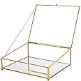 Amazon.com: REDHUGO Large Glass Boxes for Display Handmade Mirrored ...