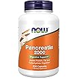 Amazon.com: NOW Supplements, Pancreatin 2000 with naturally occurring ...